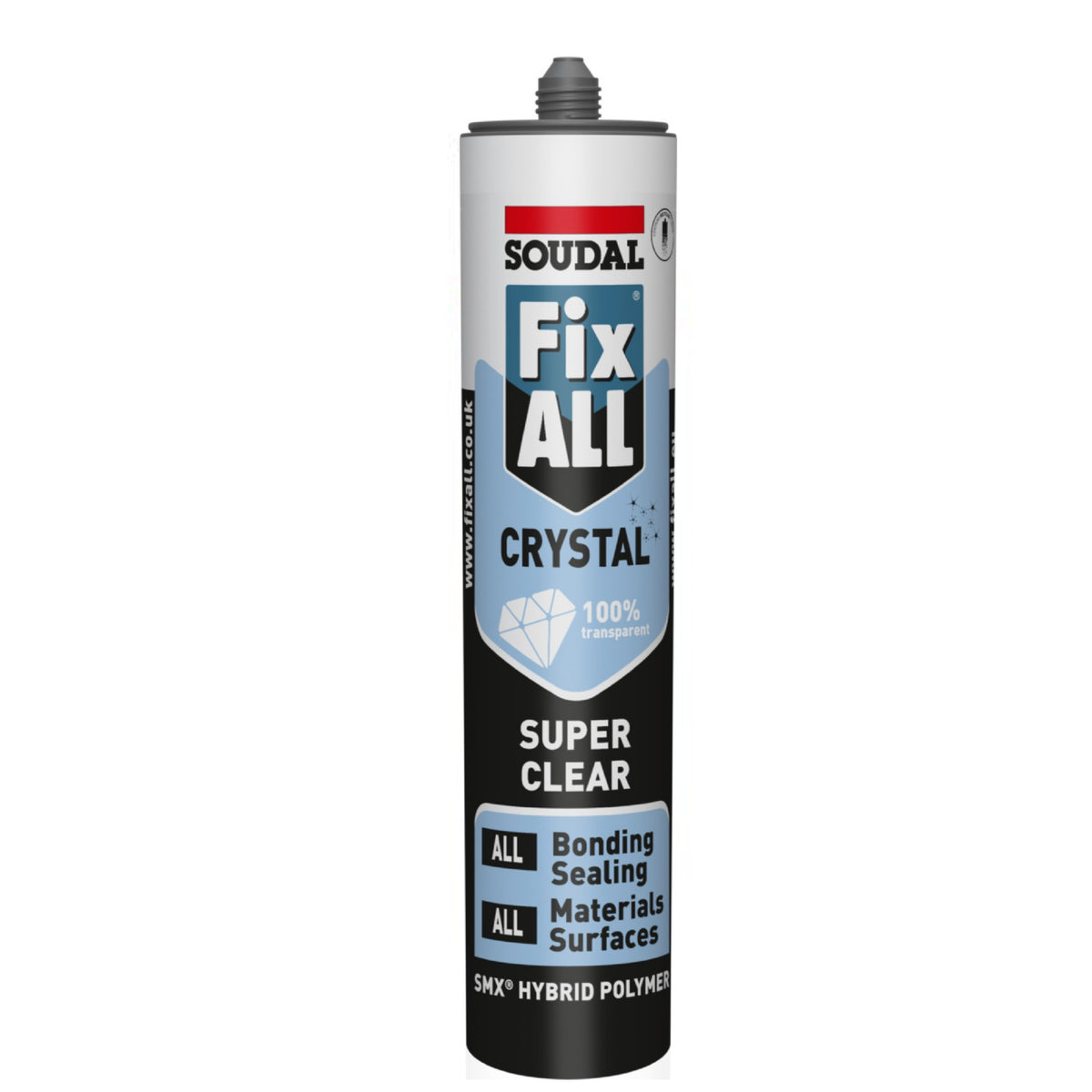 Soudal Fix All Crystal Clear Hybrid Polymer 290ml– Multibond Solutions Ltd