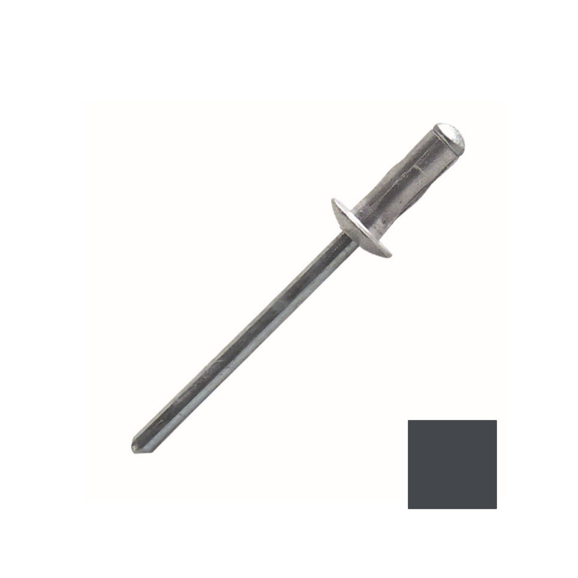 4.8 x 15 Multigrip Aluminium/Steel Dome Head Rivets BS18B29 (Box Of 10 ...