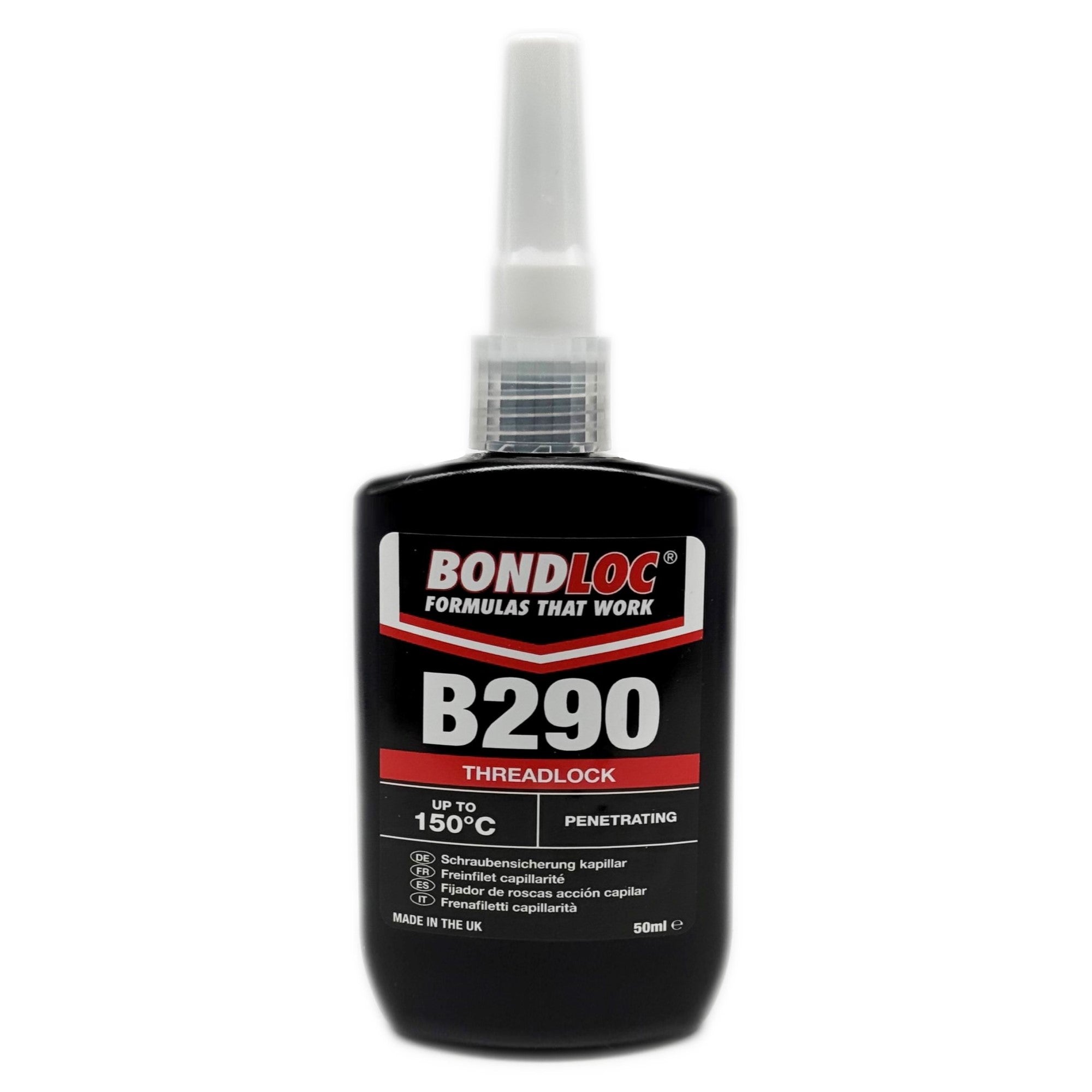 Bondloc B290 Penetrating Threadlocker 250ml– Multibond Solutions Ltd