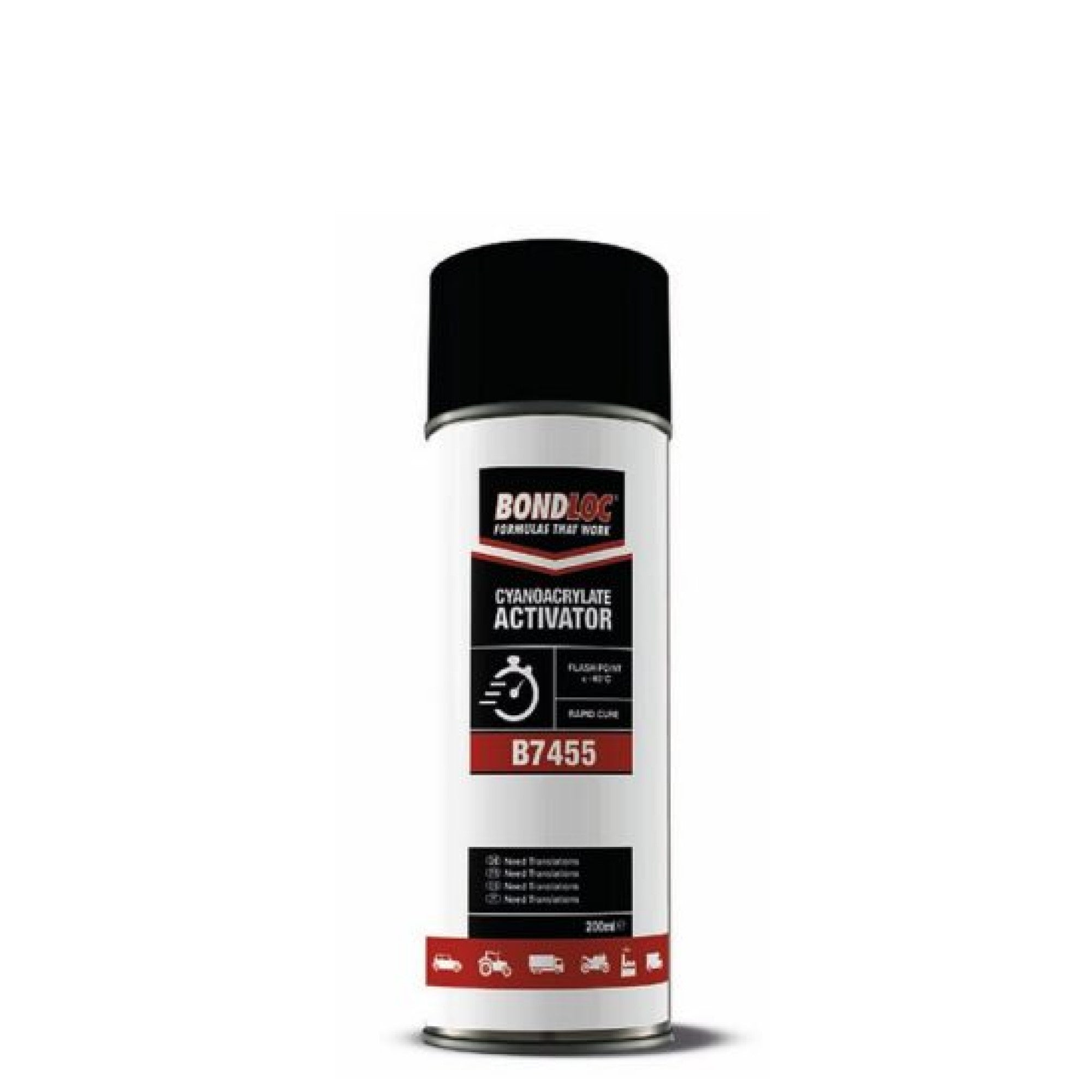 Bondloc B7455 CA Activator Aerosol 200ml (Box of 12)– Multibond ...