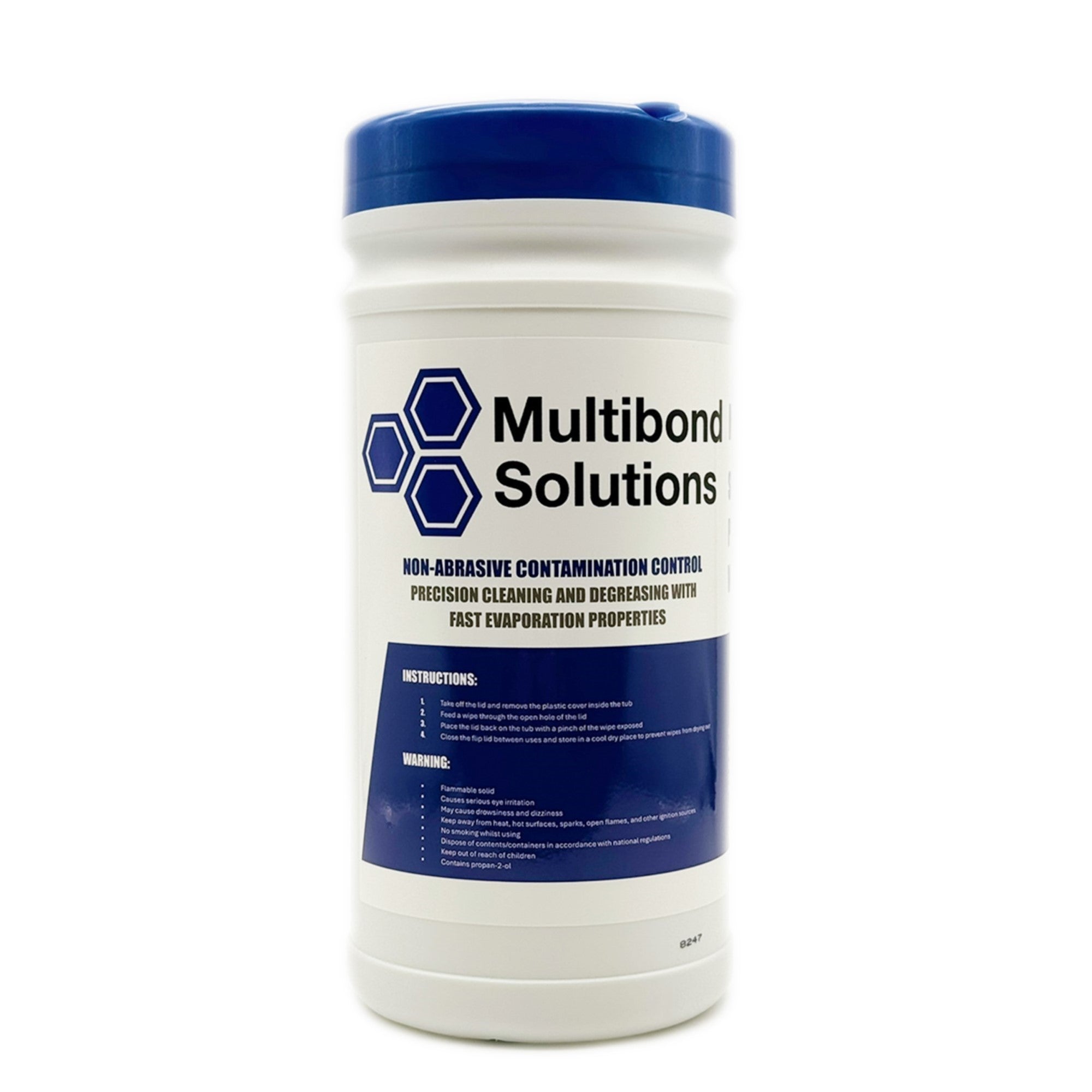 MBS 1943 IPA Surface Preparation Wipes Tub– Multibond Solutions Ltd