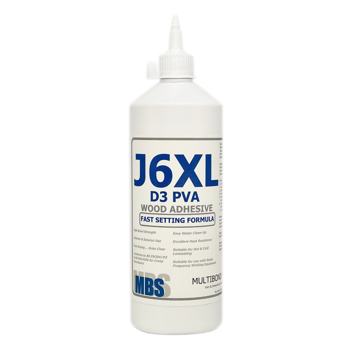 MBS J6XL D3 PVA Wood Adhesive 1kg– Multibond Solutions Ltd