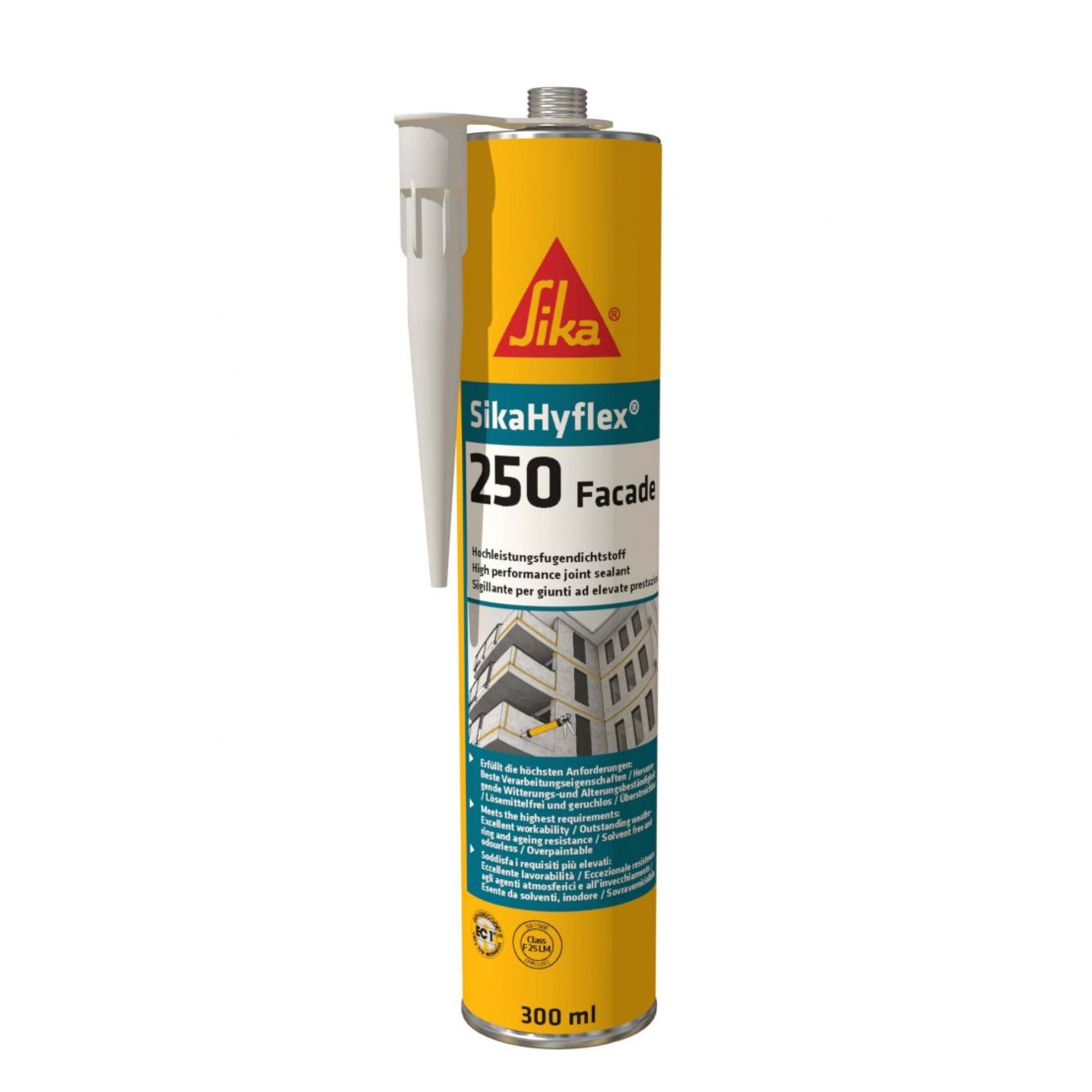 SikaHyflex 250 Facade Black Polyurethane Sealant 300ml (Box of 12 ...