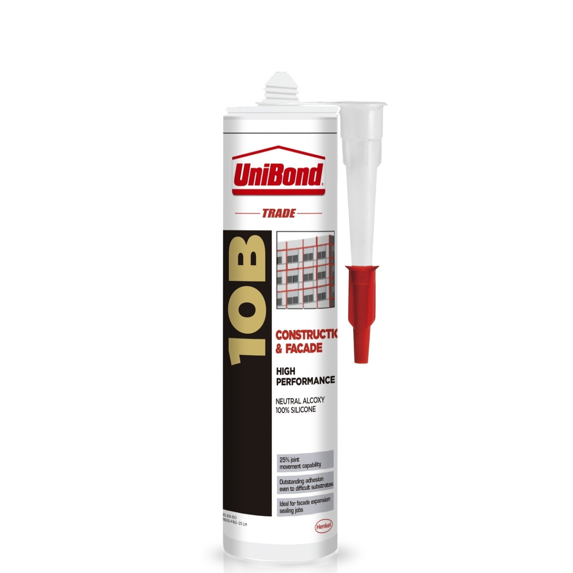 Unibond 10B Black Low Modulus Neutral Silicone 300ml (Box of 25)– Multibond Solutions Ltd