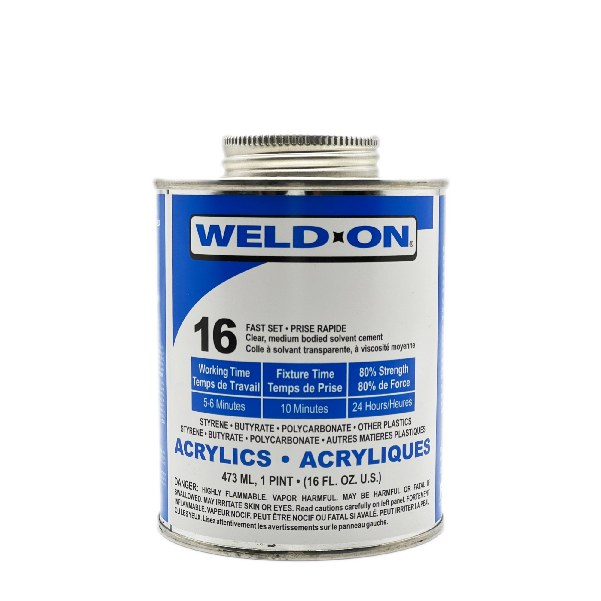 Weld On 16 Clear Acrylic Cement 473ml– Multibond Solutions Ltd