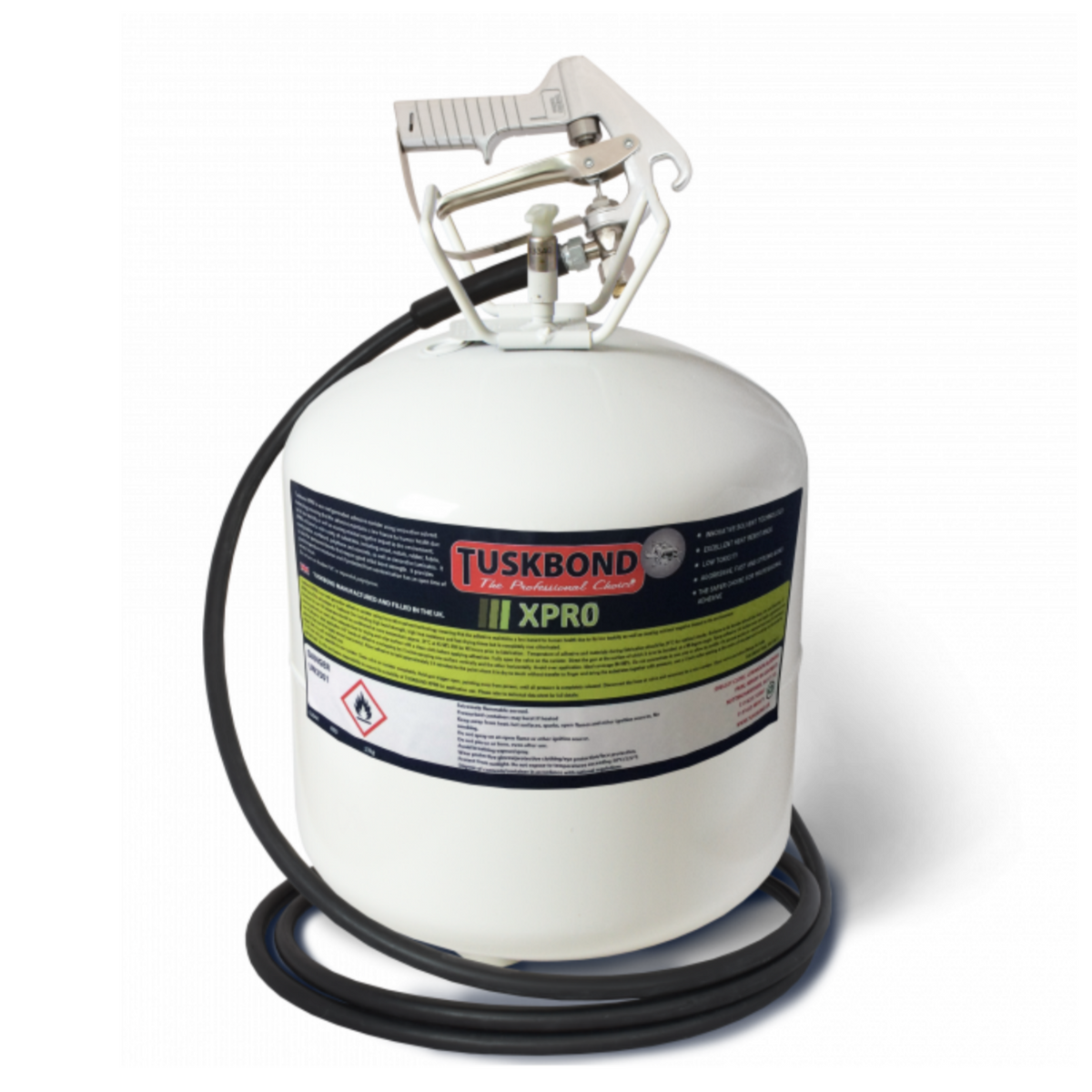 Tuskbond XPRO Spray Contact Adhesive Canister 13kg– Multibond Solutions Ltd